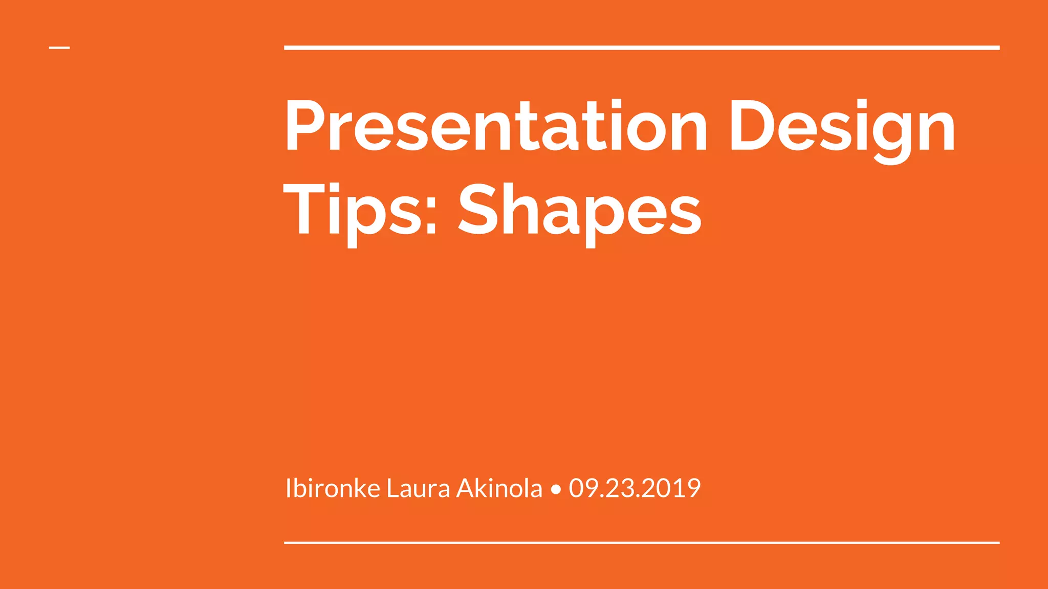 Presentation Design Tips | PPTX