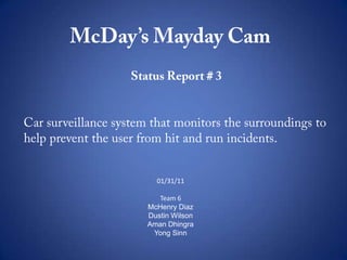Status Report 3 | PPTX
