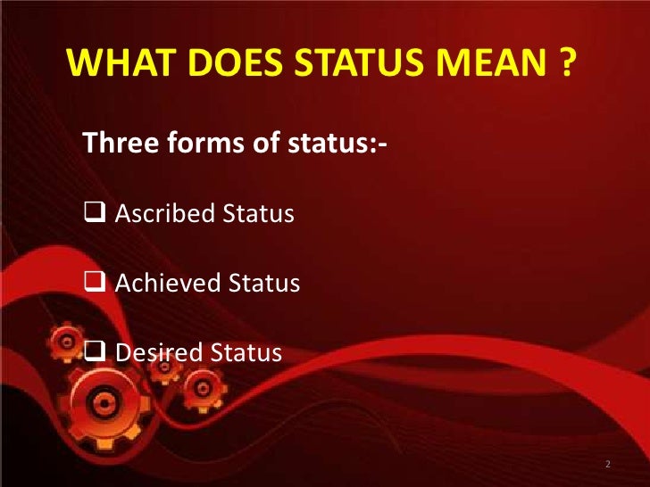 Status symbol