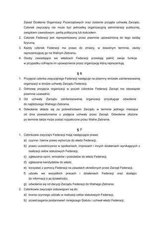 Statut DFOP 2015 (projekt) | PDF