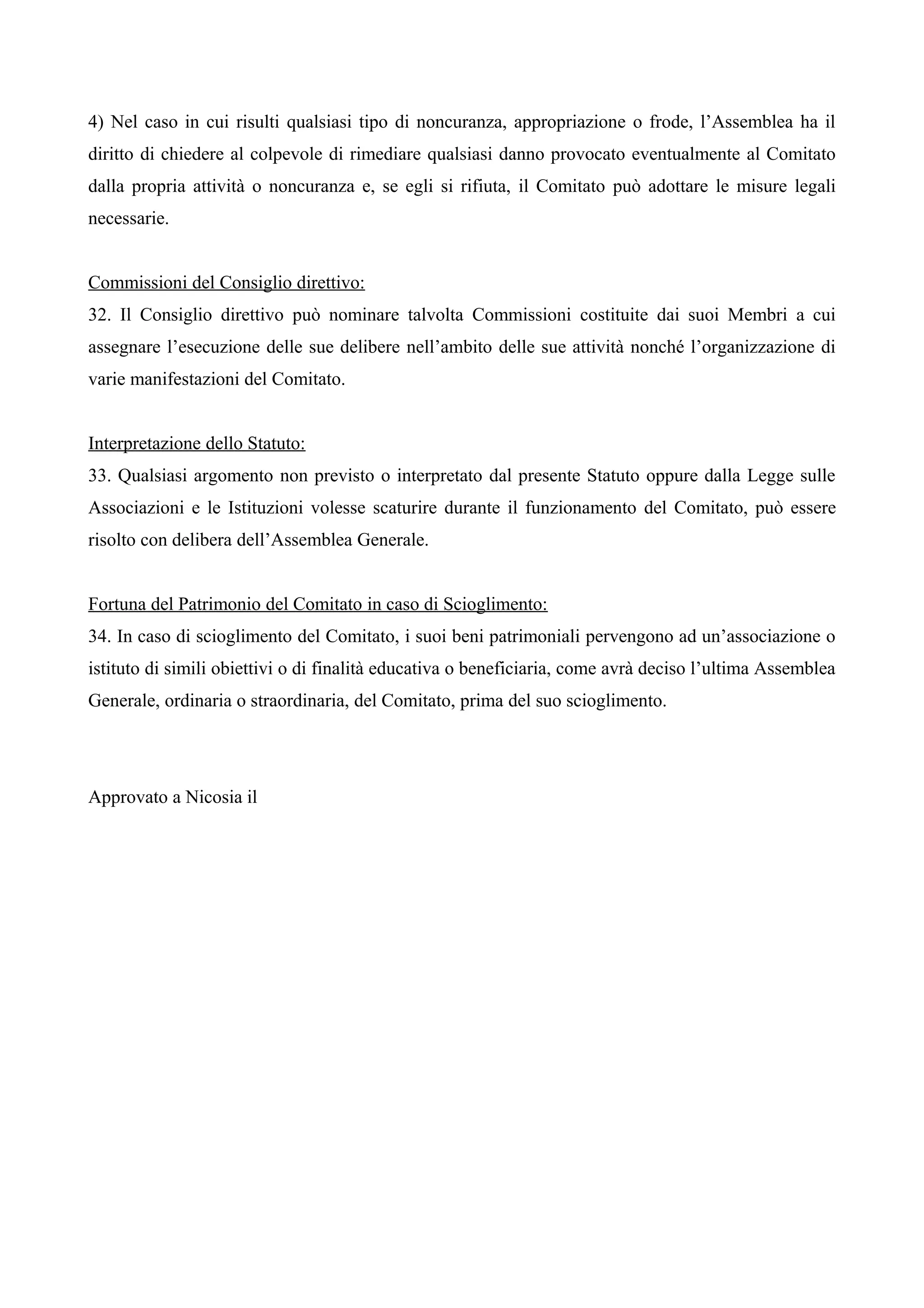 Statuto Dante Alighieri Cipro | DOC