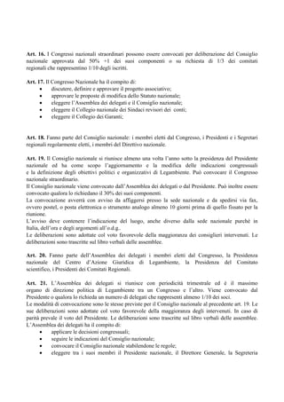 Statuto nazionale legambiente | PDF