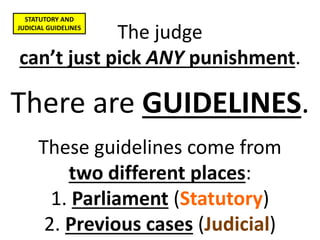 Statutory and Judicial Guidelines - Free Band 6 Resource | PPTX