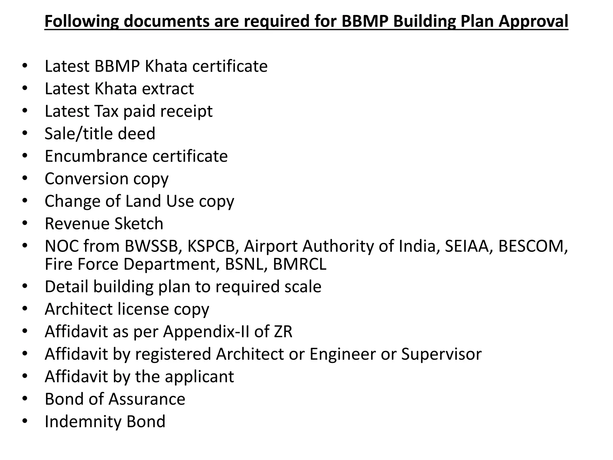 Statutory Approvals For Construction Projects In India (Residential ...