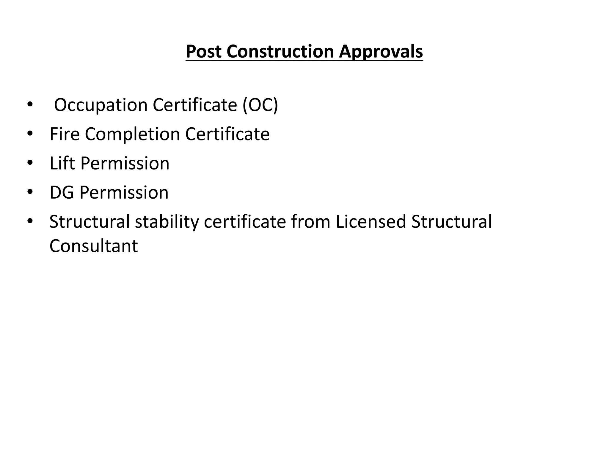 Statutory Approvals For Construction Projects In India (Residential ...
