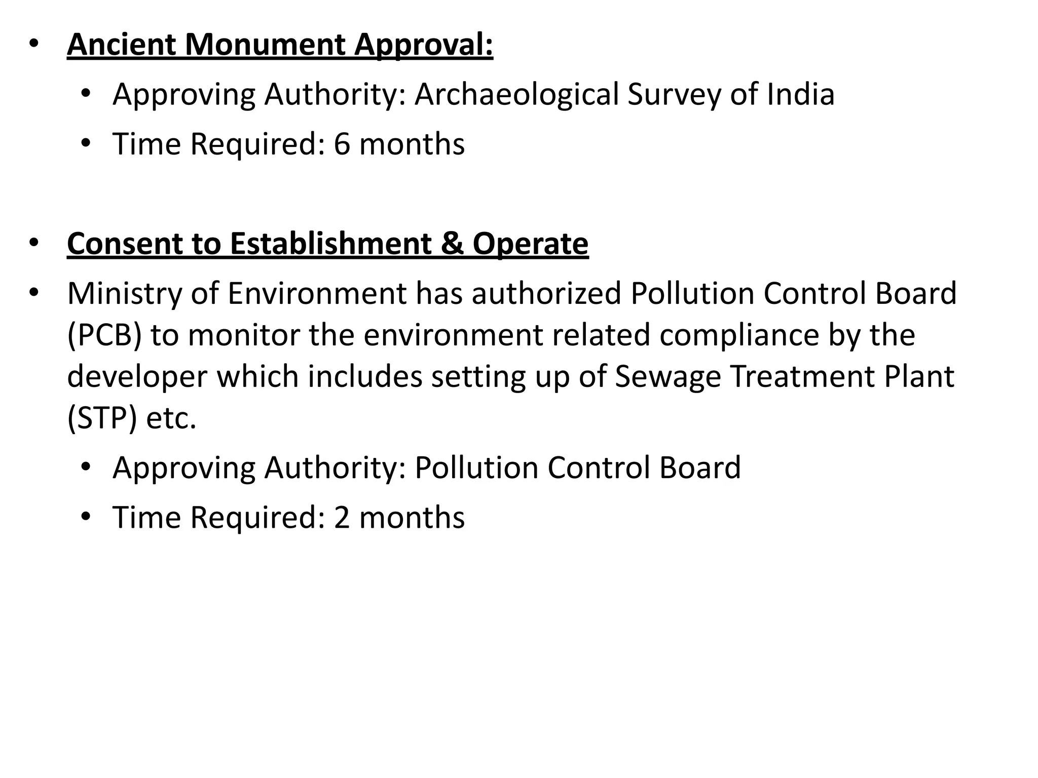 Statutory Approvals For Construction Projects In India (Residential ...