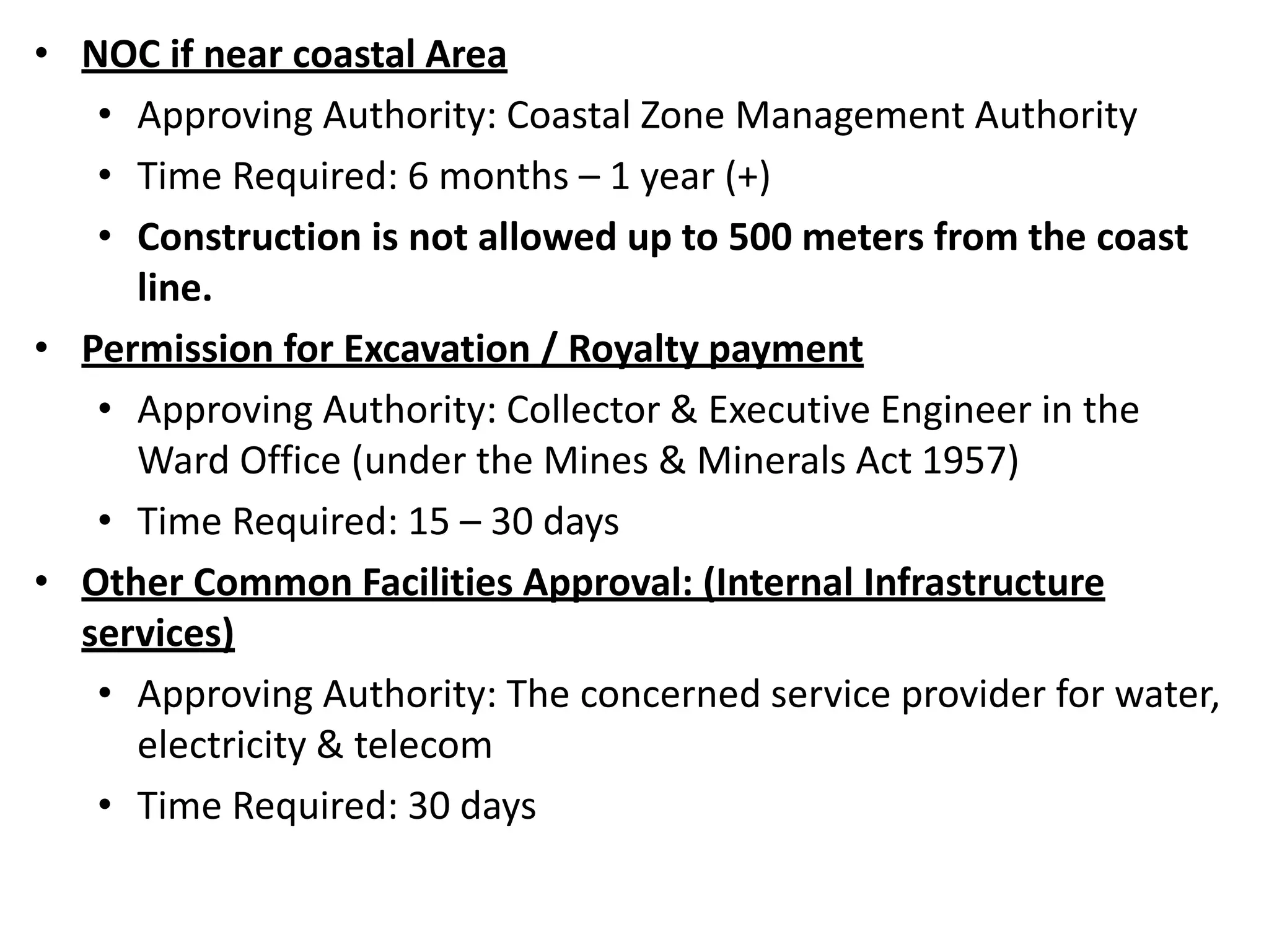 Statutory Approvals For Construction Projects In India (Residential ...