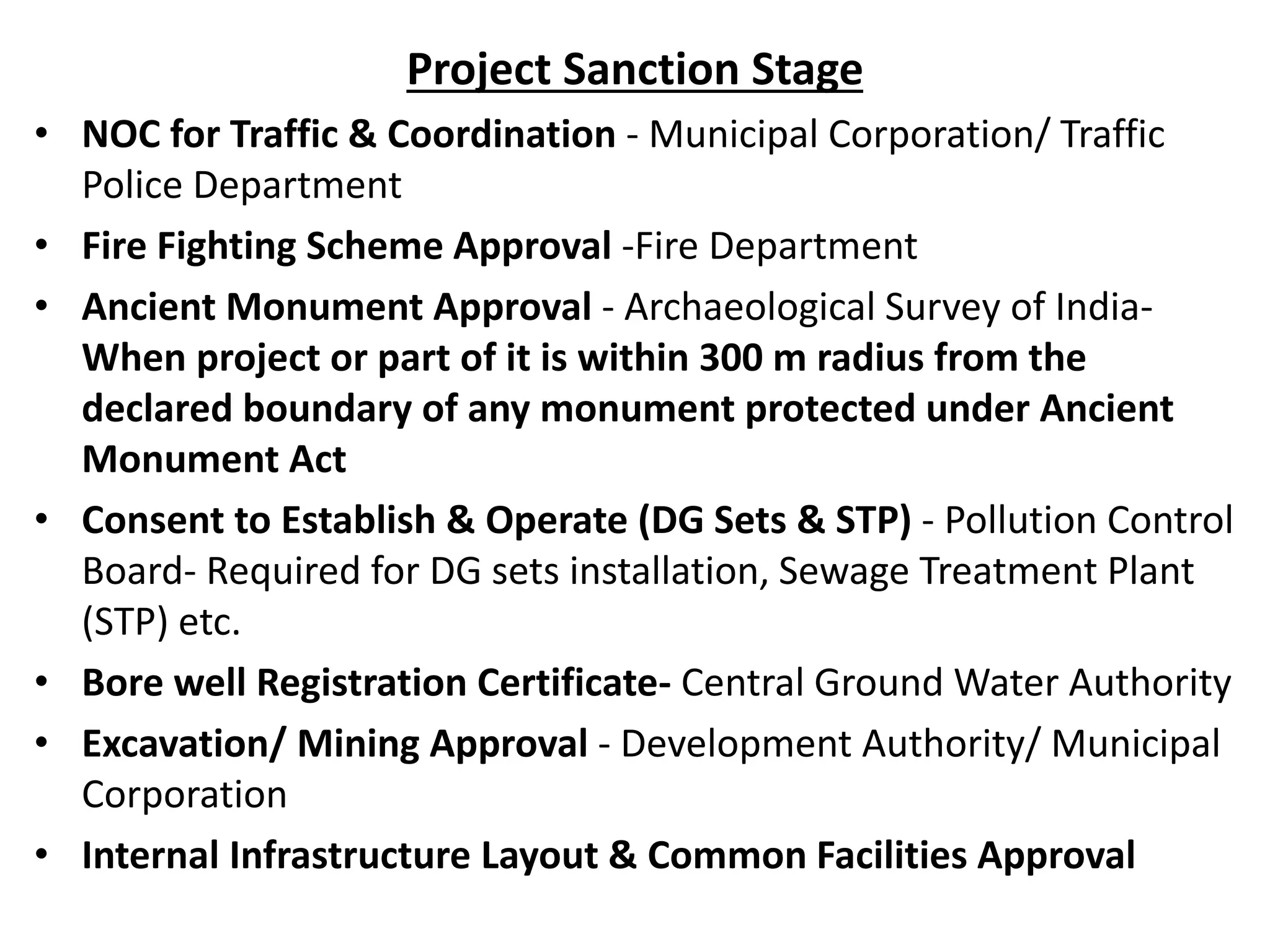 Statutory Approvals For Construction Projects In India (Residential ...