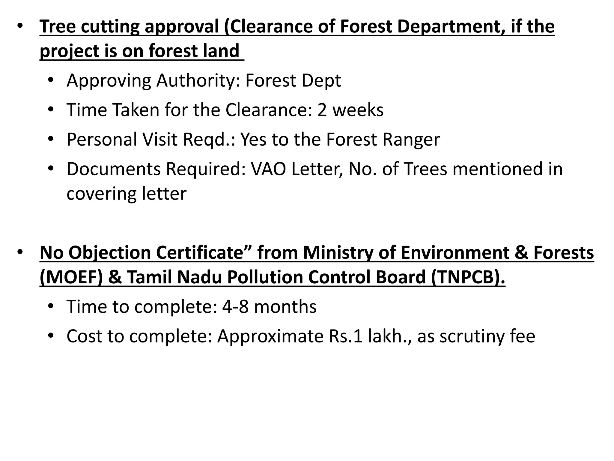 Statutory Approvals For Construction Projects In India (Residential ...