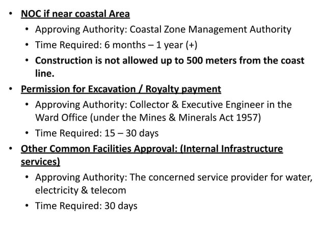 Statutory Approvals For Construction Projects In India (Residential ...