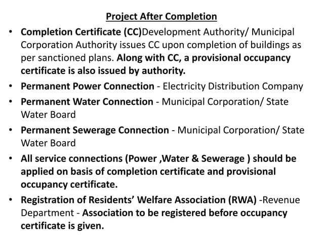 Statutory Approvals For Construction Projects In India (Residential ...