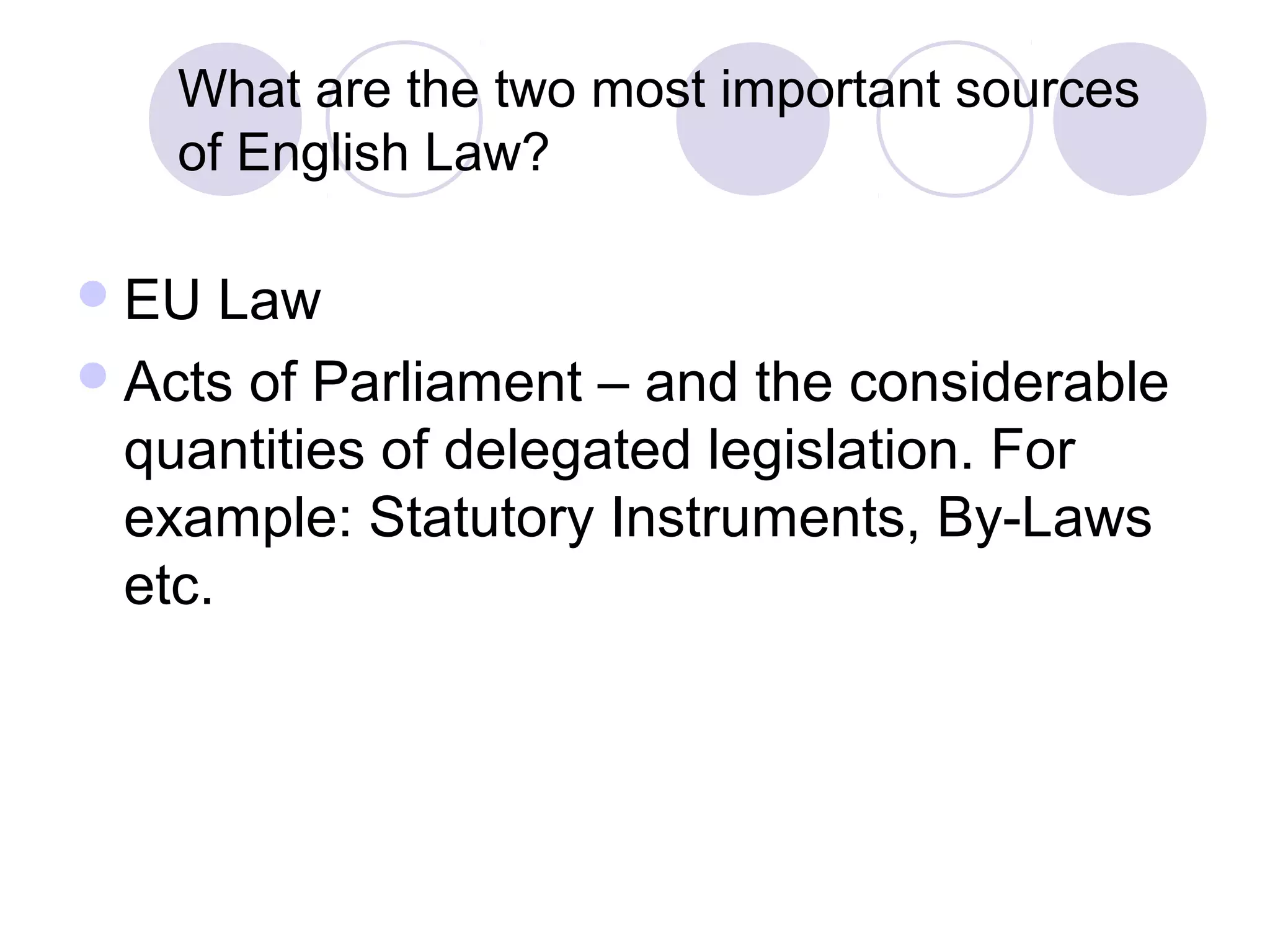 Overview of Statutory Interpretation | PPT