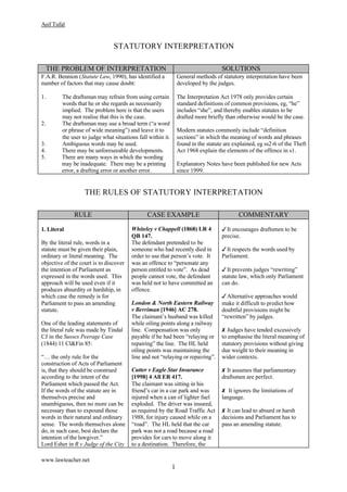 Statutory interpretation | PDF
