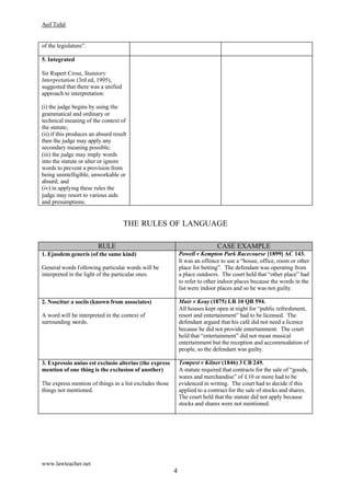 Statutory interpretation | PDF