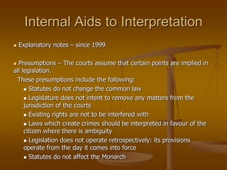 Statutory Interpretation 4 | PPTX