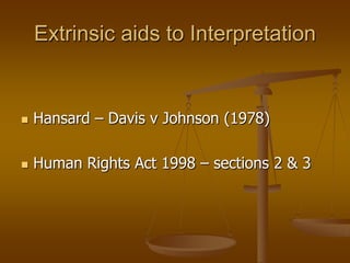 Statutory Interpretation 4 | PPTX