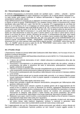 Statuto x web | PDF