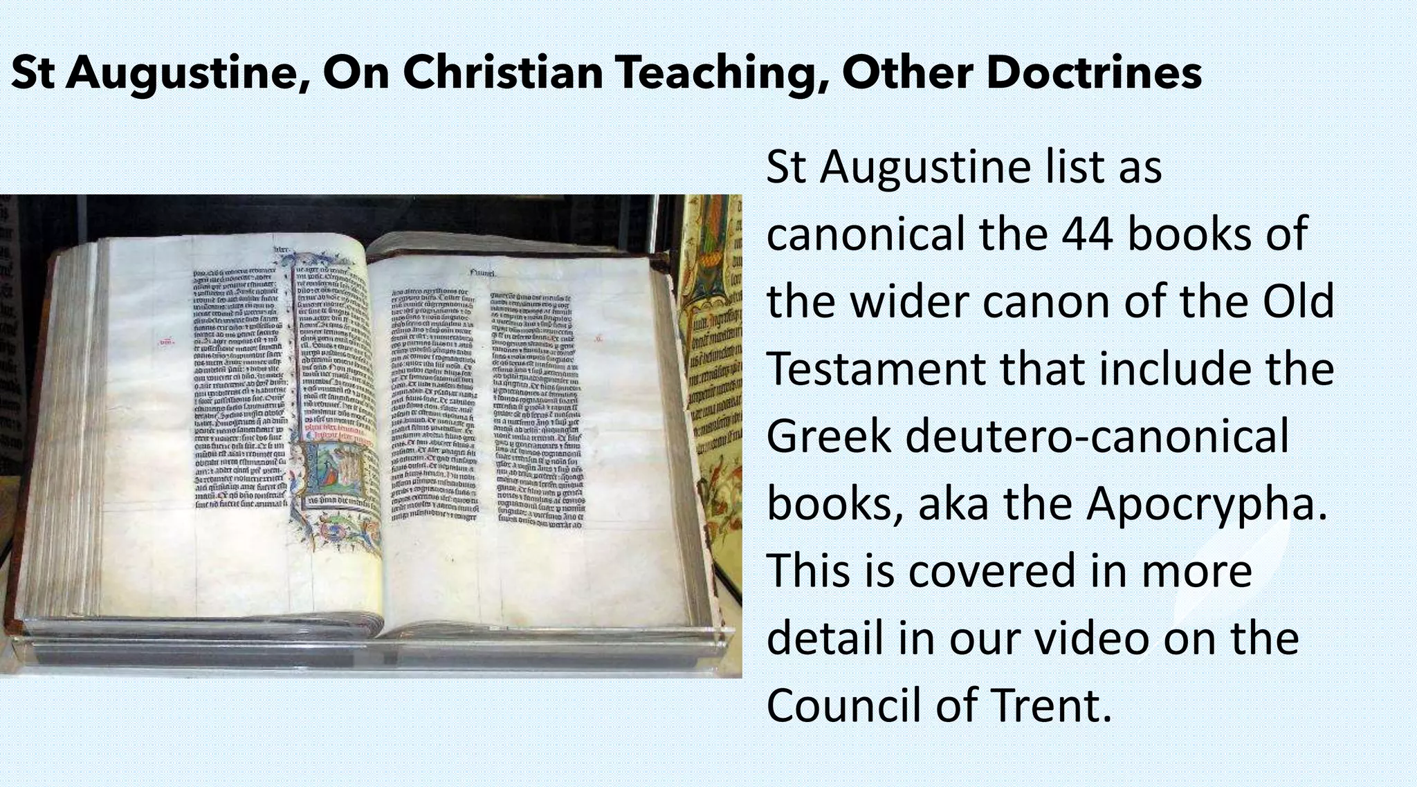 St Augustine: On Christian Teaching, How To Read Scripture | PPT