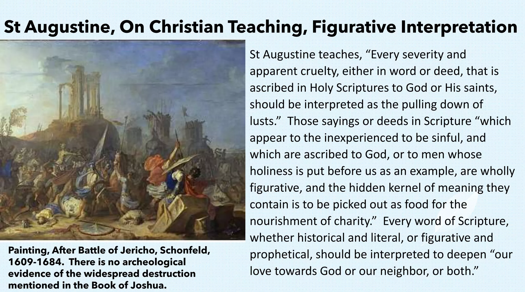 St Augustine: On Christian Teaching, How To Read Scripture | PPT