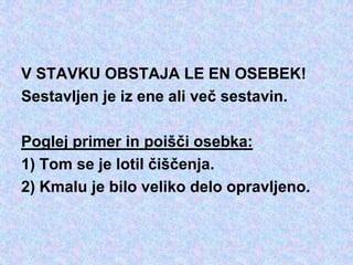 Stavčni členi | PPT
