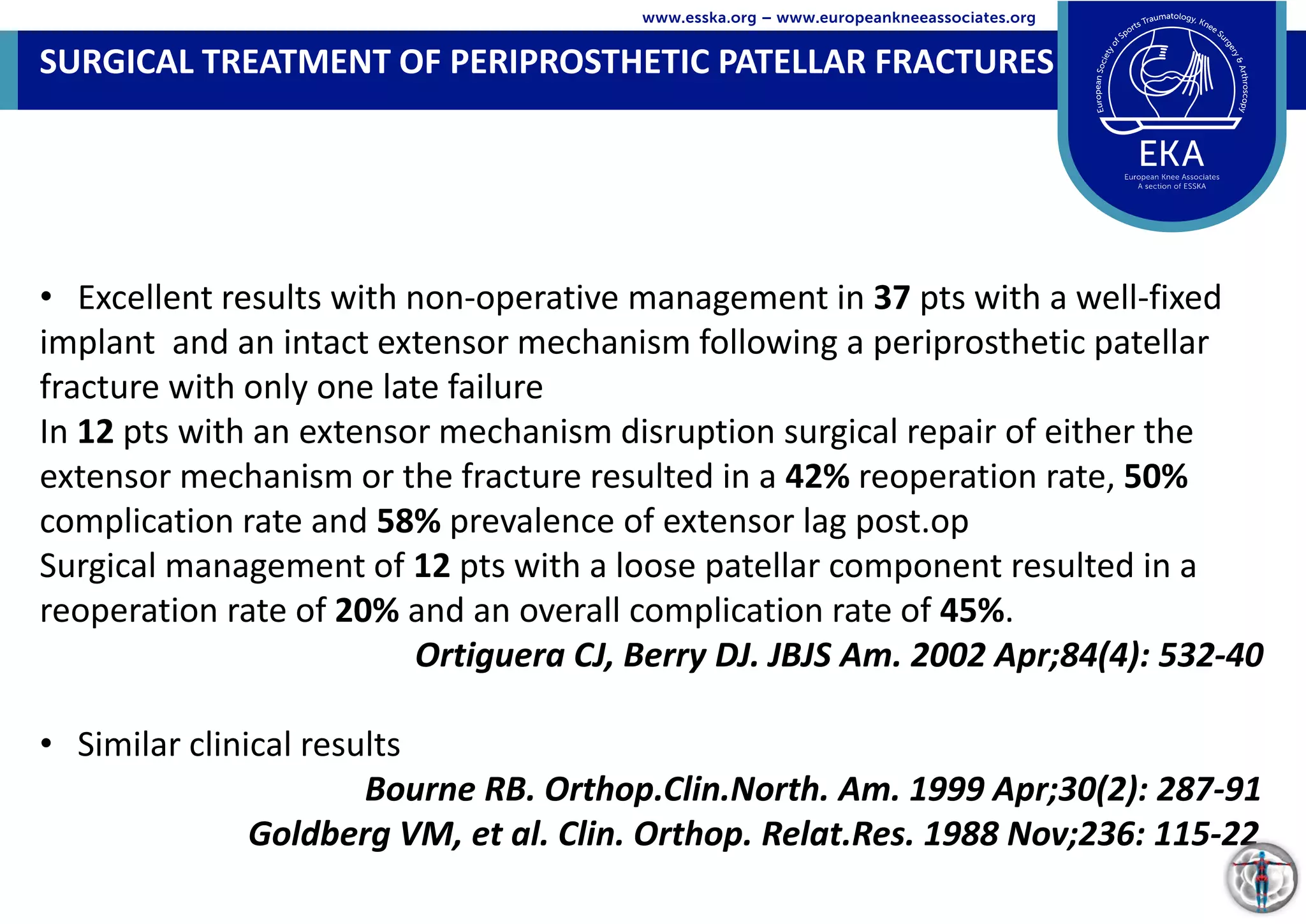RECONSTRUCTION OF EXTENSOR MECHANISM IN TKA | PDF