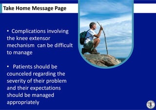 RECONSTRUCTION OF EXTENSOR MECHANISM IN TKA | PDF