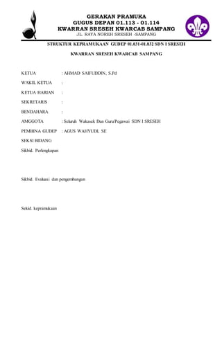 Contoh Proposal Pramuka | DOCX