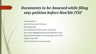 STAY of collection of tax..........................................pptx
