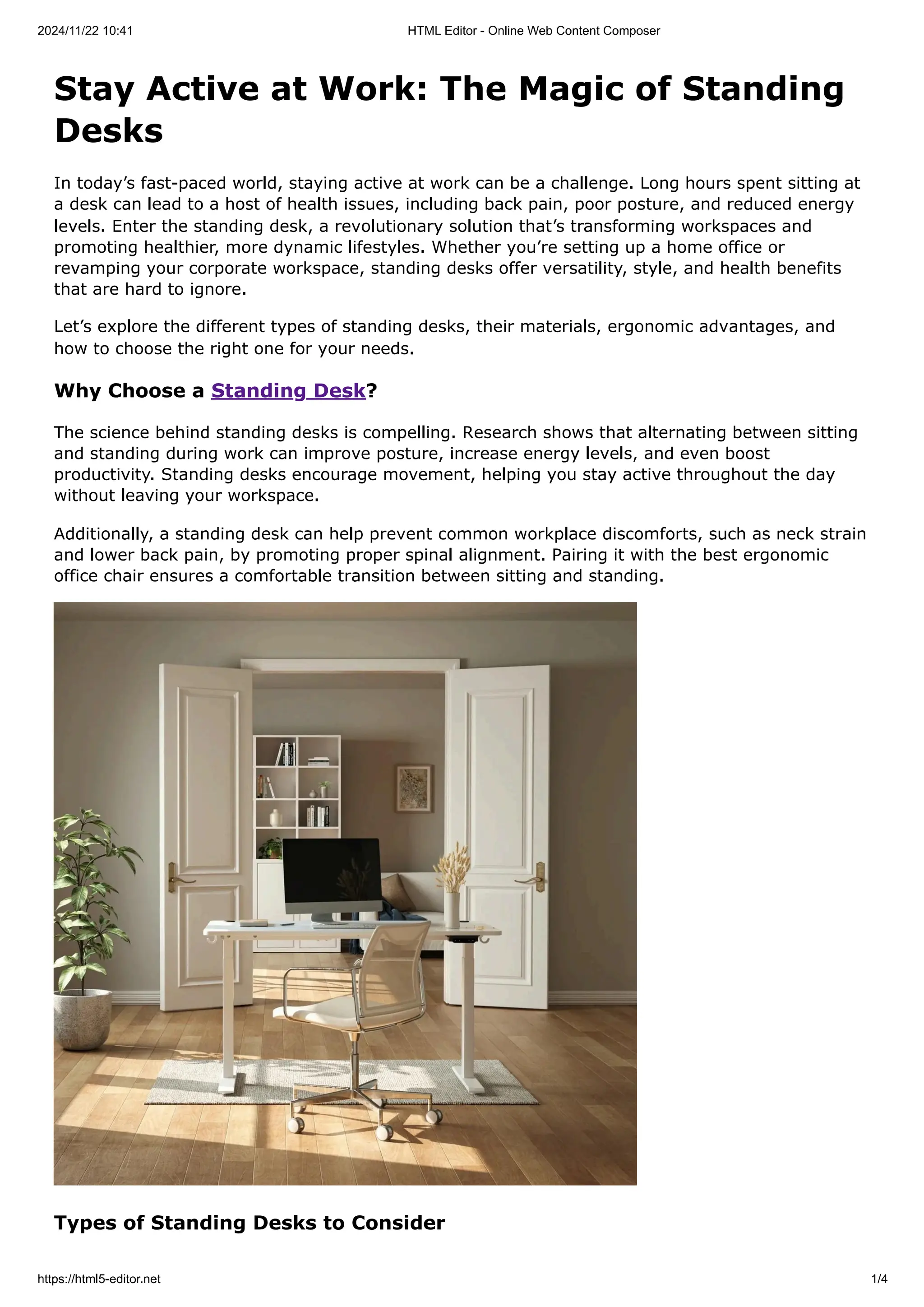 Stay Active at Work The Magic of Standing Desks.pdf