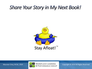 Stay Afloat! Six Steps to Building Your Career Resilience | PPT