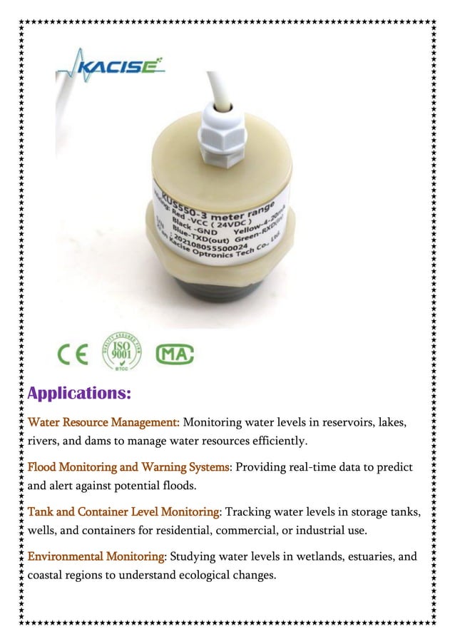 Stay Afloat with KUS550- The Ultimate Ultrasonic Water Level Sensor.pdf