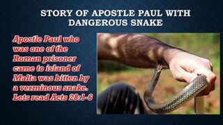 Stay Alert and Avoid Spiritual Snake Bite | PPT