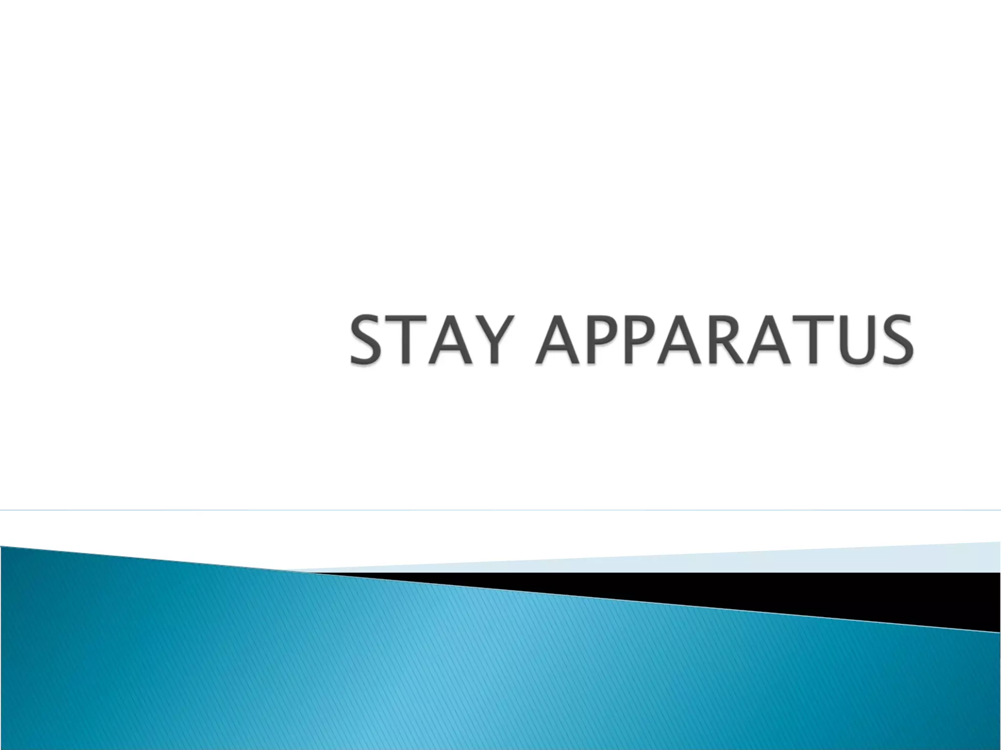 Stay apparatus HORSE | PPT
