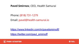 Virtual FHIR meetup introduction | PDF