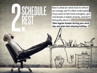 7 tips to keep your energy levels high at work | PDF