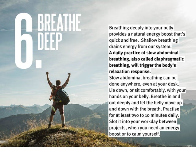 7 tips to keep your energy levels high at work | PDF | Mental Health ...