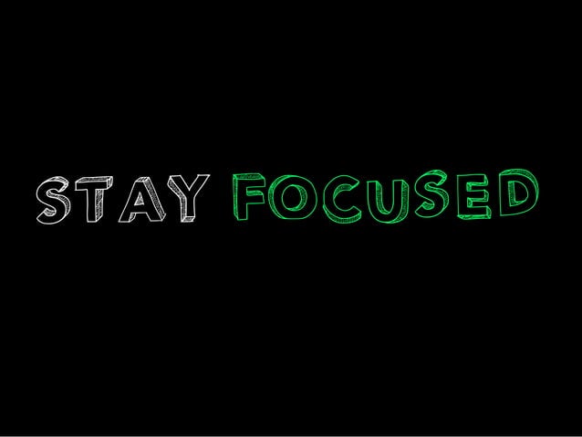 Stay focused | PDF