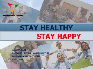 Stay healthy stay happy | PPTX | Heart and Cardiovascular Diseases ...