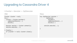 Staying Ahead of the Curve with Spring and Cassandra 4 | PPT