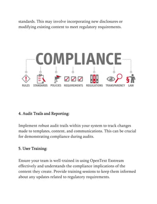 Staying Compliant Ensure Regulatory Requirements with the Enhanced ...