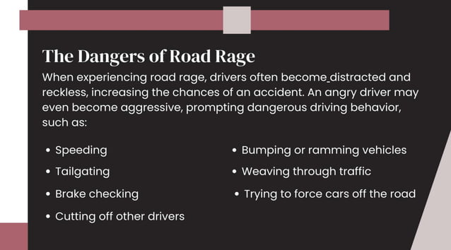 Staying Cool Behind the Wheel: Tips for Managing Road Rage | PPT