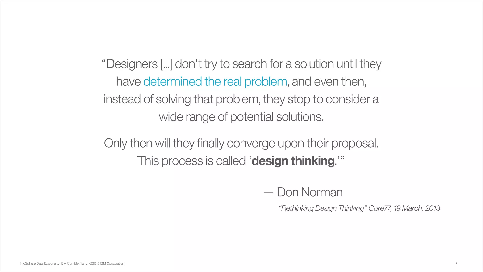 Staying on target with IBM Design Thinking and Lean UX | PPT