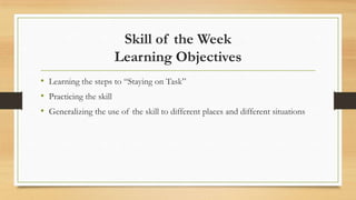 Staying on task1 | PPTX