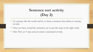 Staying on task1 | PPTX