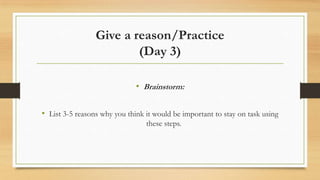 Staying on task1 | PPTX