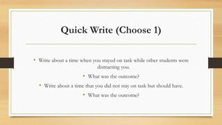 Staying on task1 | PPTX