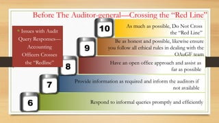 Staying out of the Audit Query Redline: simple rules of the thumb | PPT