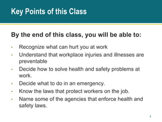 Staying Safe at Work 2016 | PPTX