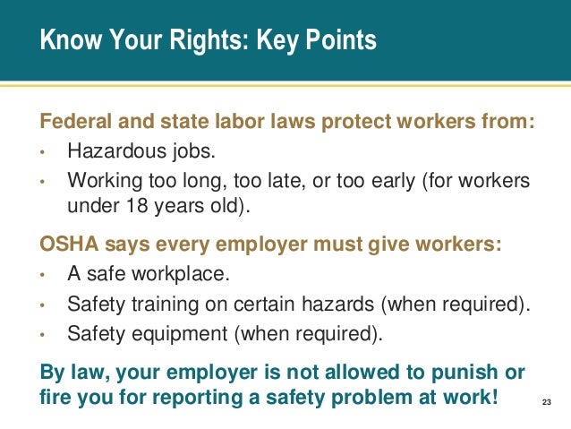 Staying Safe at Work 2016