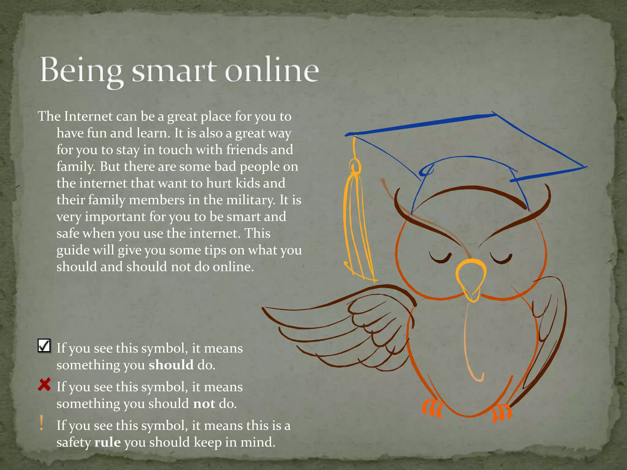 Staying Safe Online For Kids | PPTX